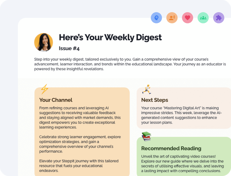 The Best AI Course Creator, Tailored To You · Steppit