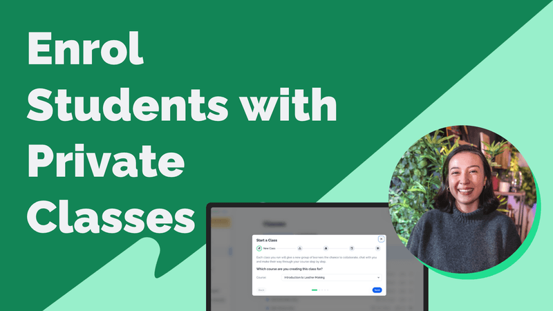 Enrolling Learners Manually with Private Classes · Steppit