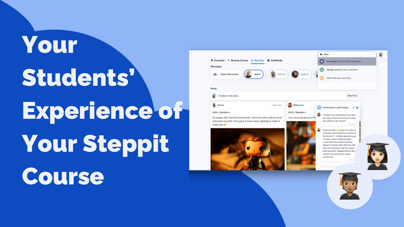 The Learning Experience on Your Steppit Course · Steppit