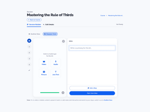 How Your Steppit Course Builder Works · Steppit