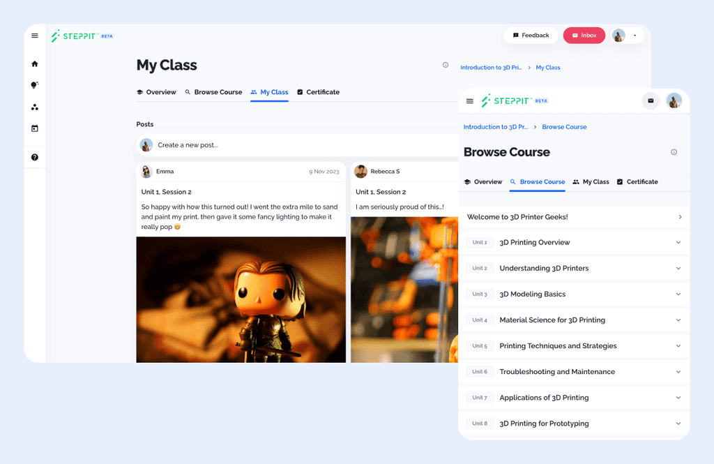 Open Classes · Steppit